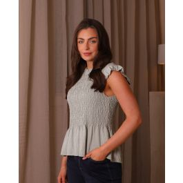 Adena Sherring Top | Sage Green